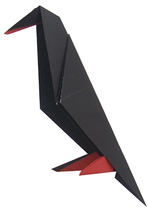 How to Make a Origami Crow